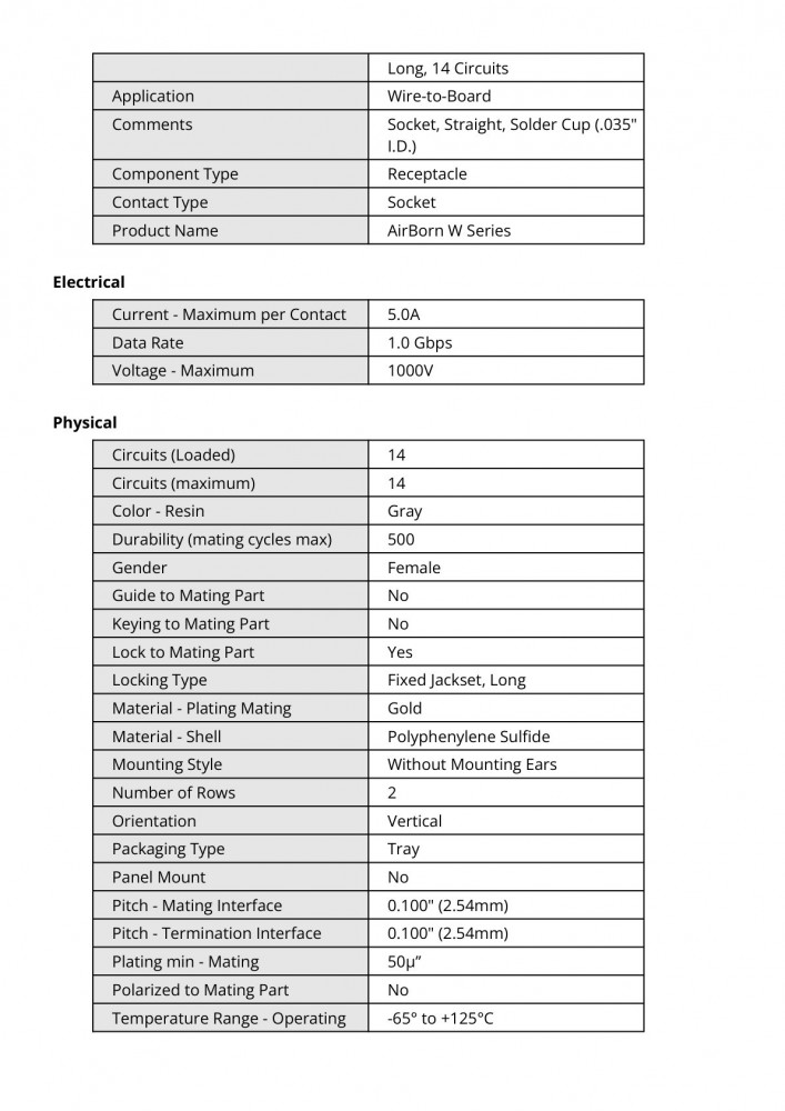 WTA14SACJL technical document image, page 2