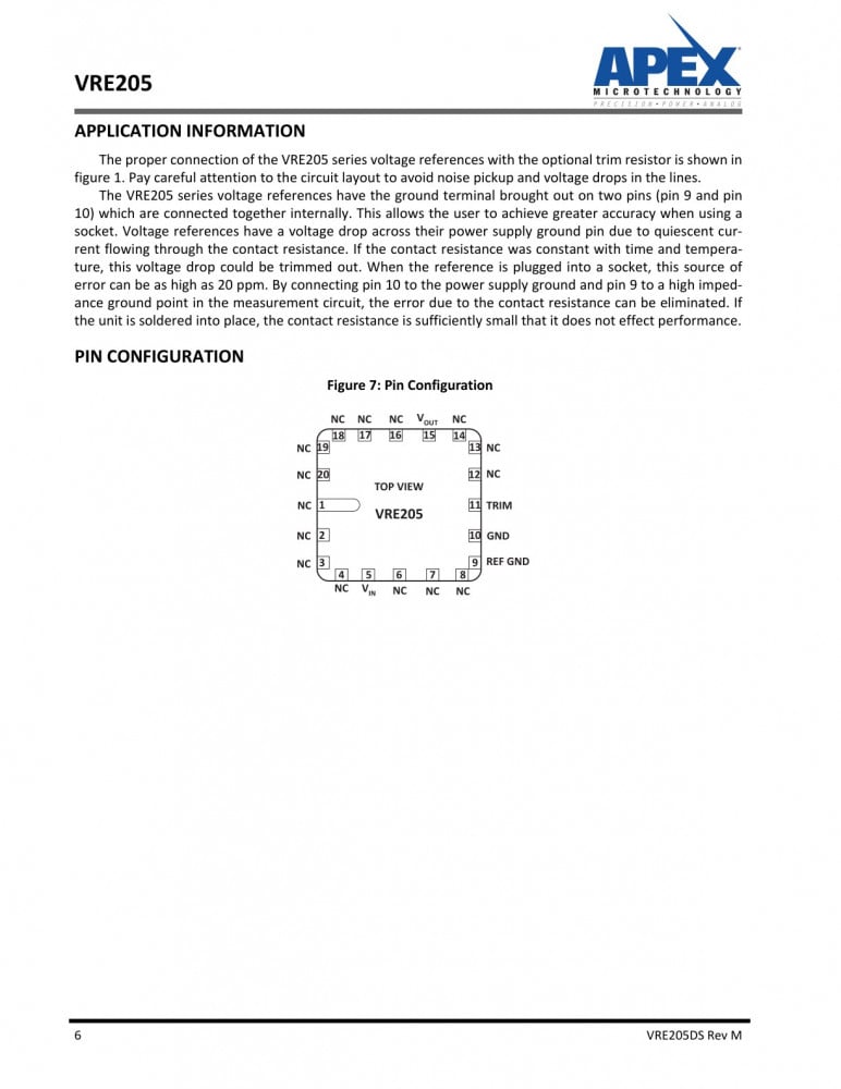 VRE205 technical document page 6