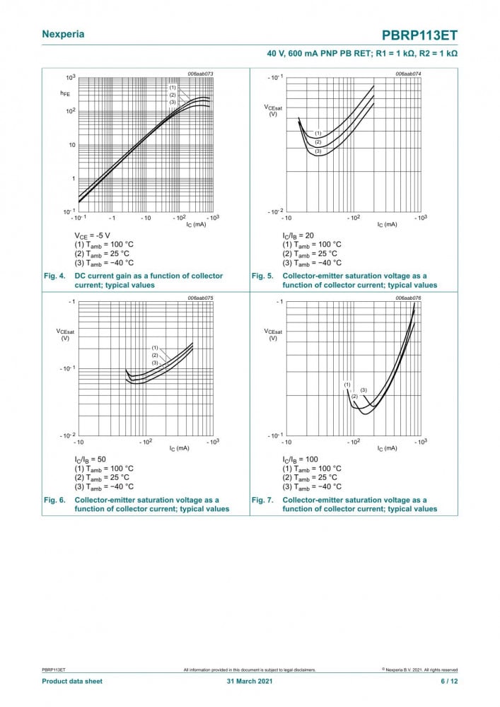PBRP113ET datasheet page 6