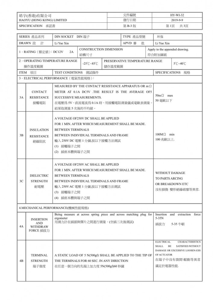 DIN-603 approval document page 3