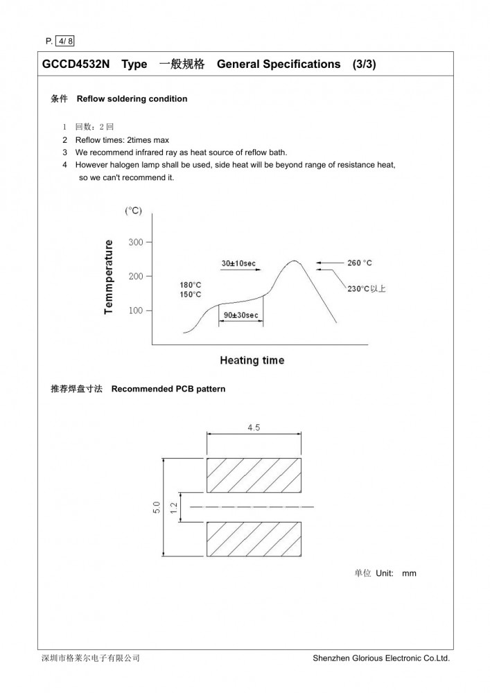 GCCD4532N specification page 4
