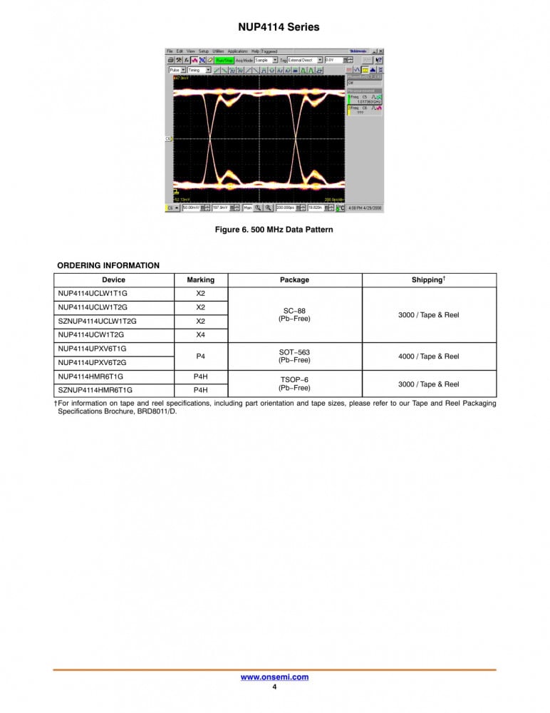 SZNUP4114UCLW1T2G datasheet page 4