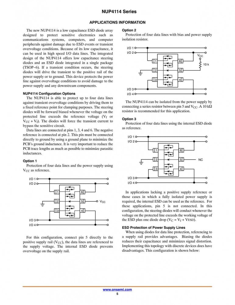 SZNUP4114UCLW1T2G datasheet page 5