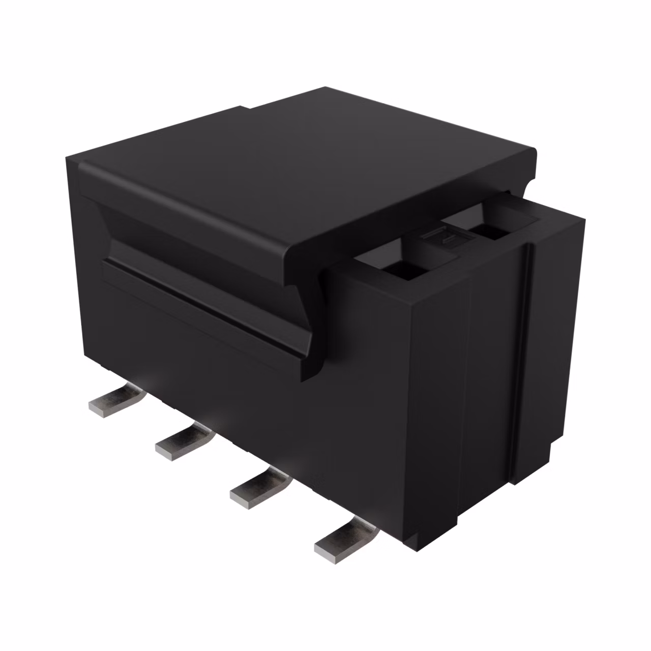 Milli-Grid Vertical Receptacle, 2.00mm Pitch, Dual Row, Surface Mount, Top/Bottom Entry, with Press-fit Plastic Pegs, with Cap, Tape and Reel, 0.38µm Gold (Au) Plating, 8 Circuits, Lead-Free for sale