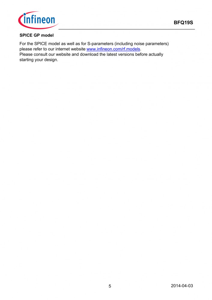 BFQ19SH6327 technical document page 5