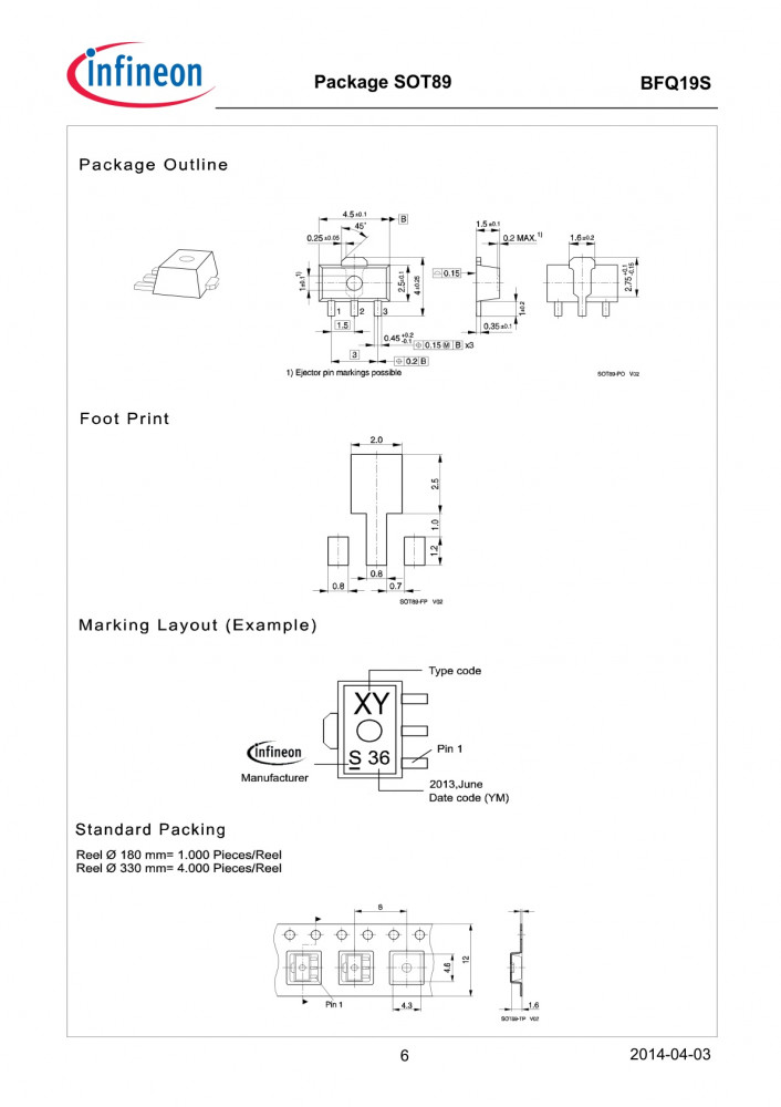 BFQ19SH6327 technical document page 6