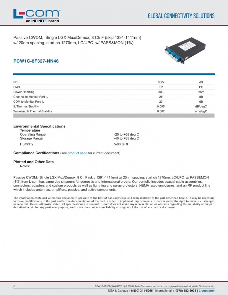 PCW1C-8F327-NN46 technical document page 2