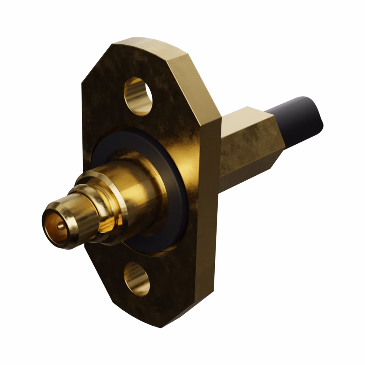 MMCX Plug, Straight, Crimp, RG-174 and RG-316 Cable, Brass Body, Gold (Au) Plated, 50 Ohms for sale