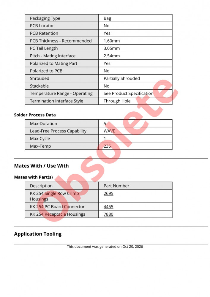 MOLEX 22281043 technical document image, page 3
