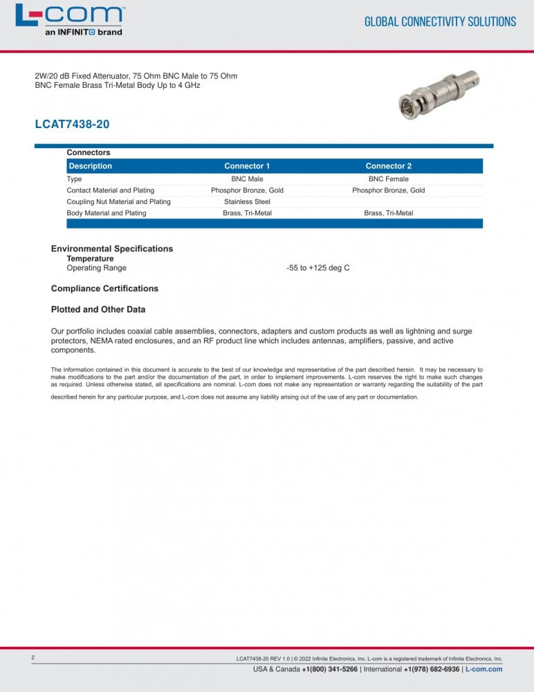 LCAT7438-20 datasheet page 2