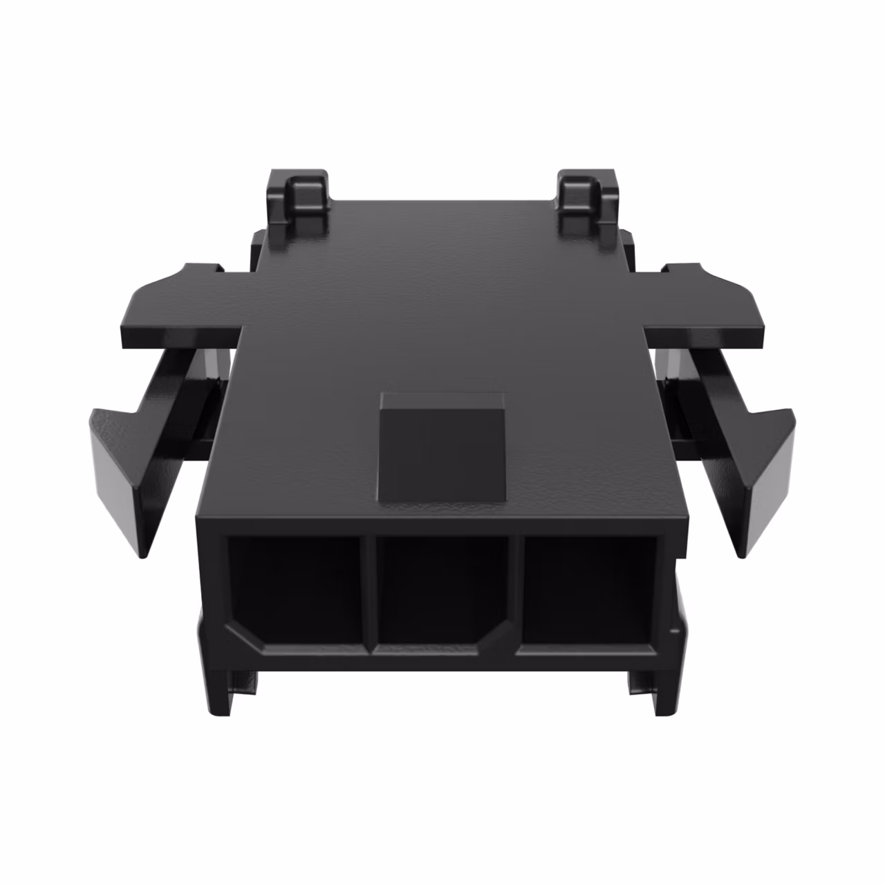 Micro-Fit TPA Panel Mount Plug Housing, Single Row, 3 Circuits, UL 94V-0, Glow-Wire Capable, Black for sale