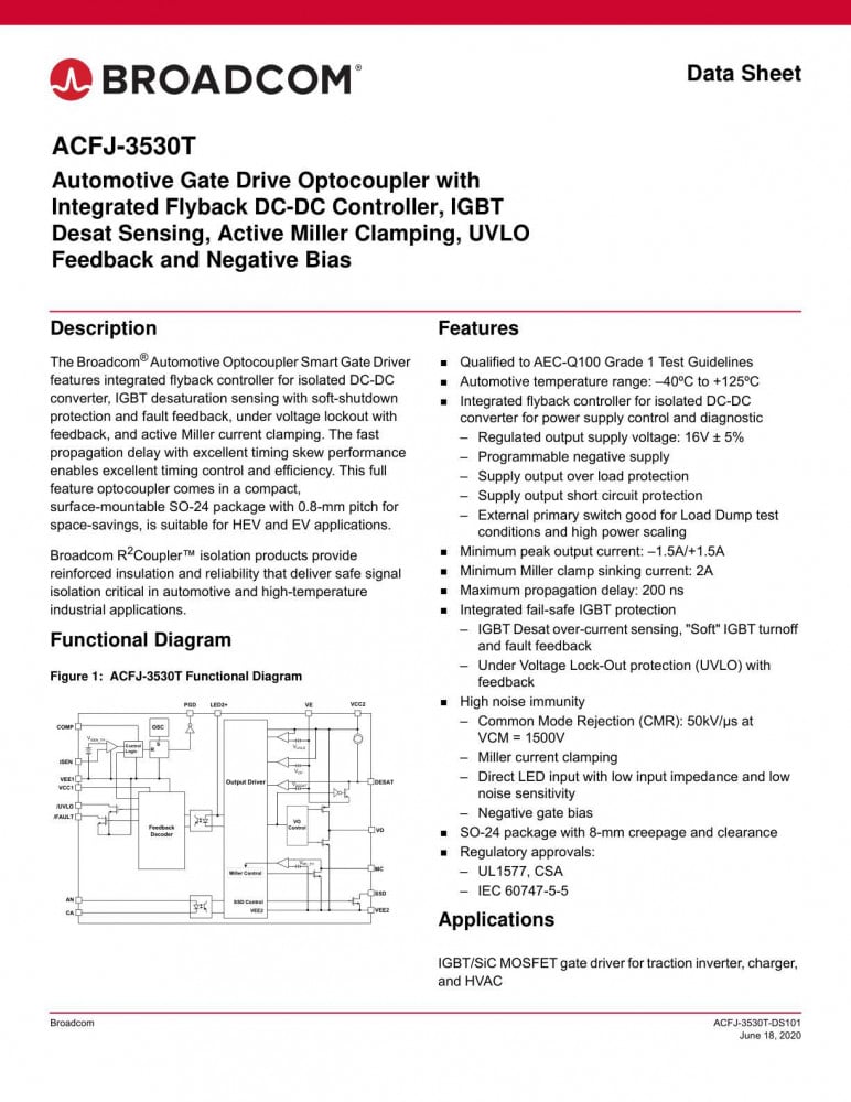 ACFJ-3530T datasheet page 1