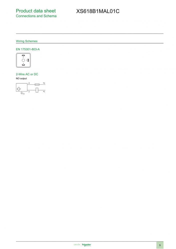 XS618B1MAL01C technical document page 5