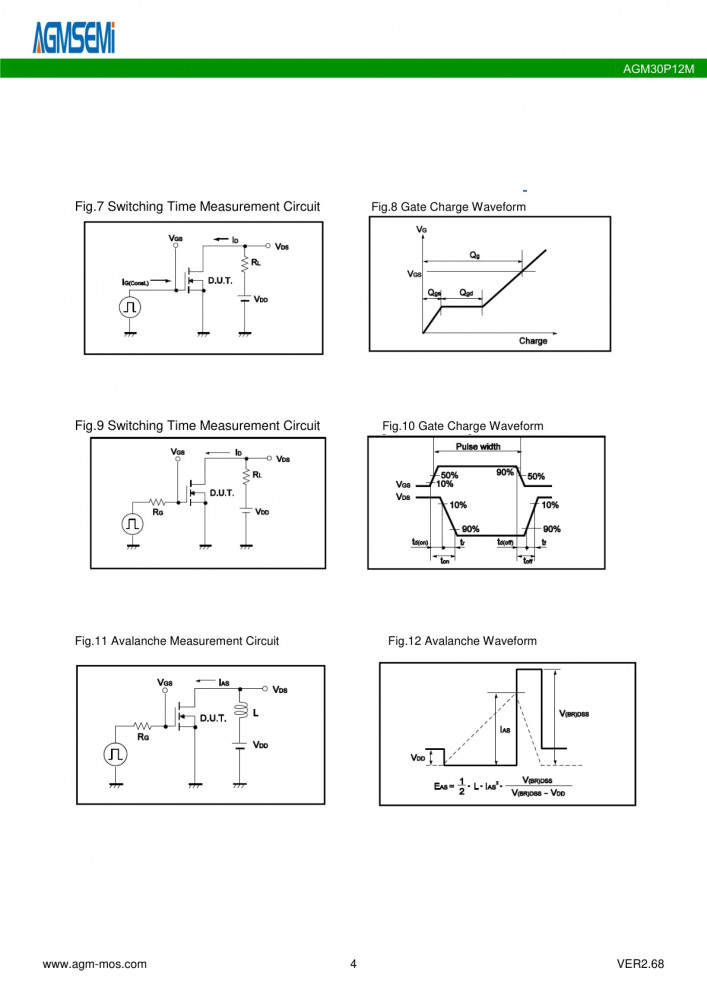 AGM30P12M datasheet page 4