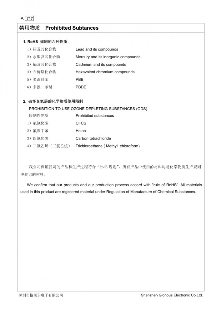 GLE GCRH4D28 specification page 7
