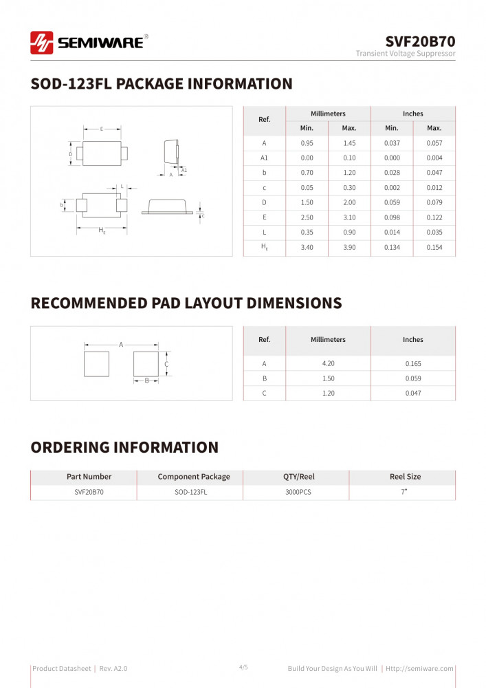 SVF20B70 datasheet page 4