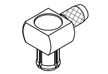 SMP Plug-to-SMP Jack Adapter Assembly, 9.75mm Length, Tape and Reel