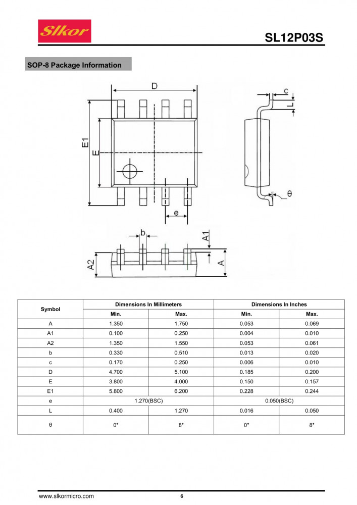 SL12P03S datasheet page 6