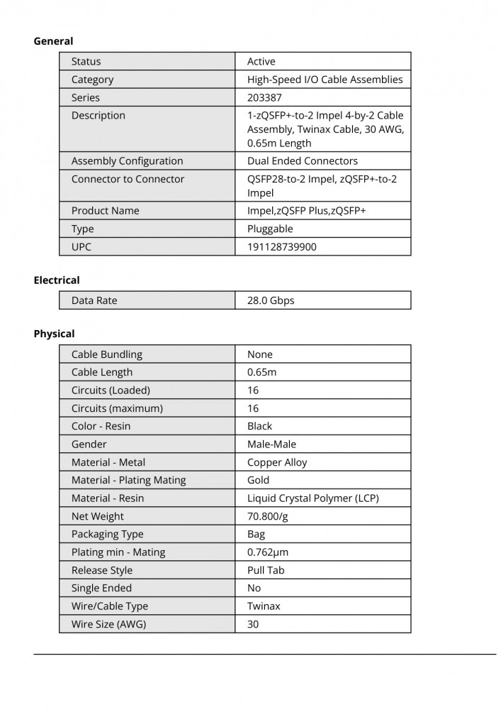 MOLEX product document preview, page 2