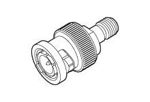 SMA Jack-to-SMA Plug Adapter, Straight, Brass Body, Individual Bag, 50 Ohms