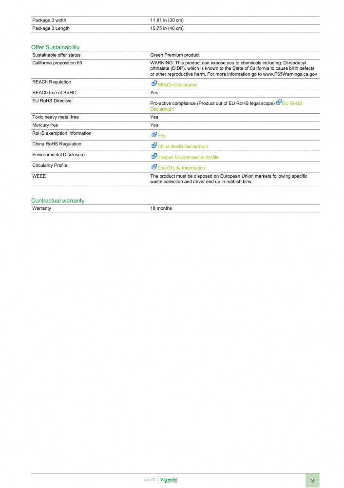 XB4BD41 technical document page 3