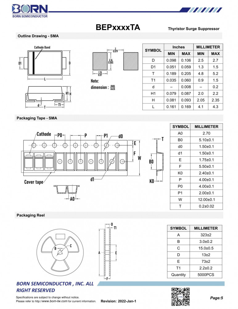 BORN BEP0640TA datasheet page 5