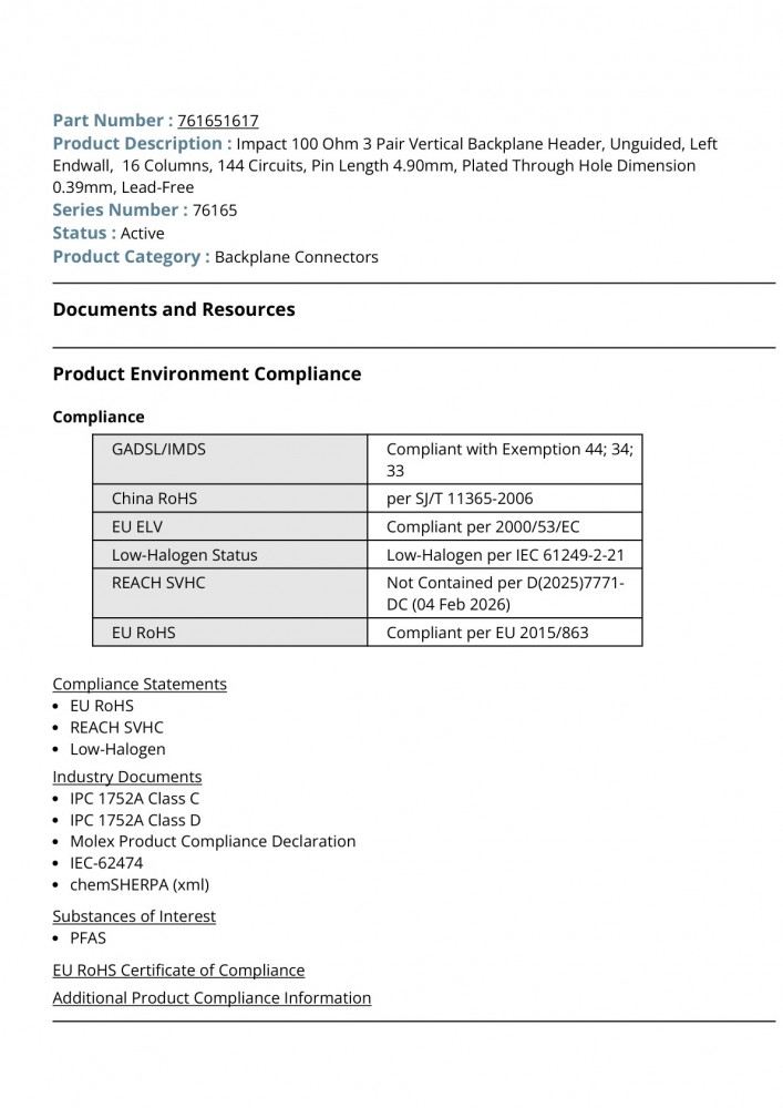 Product document image, page 1
