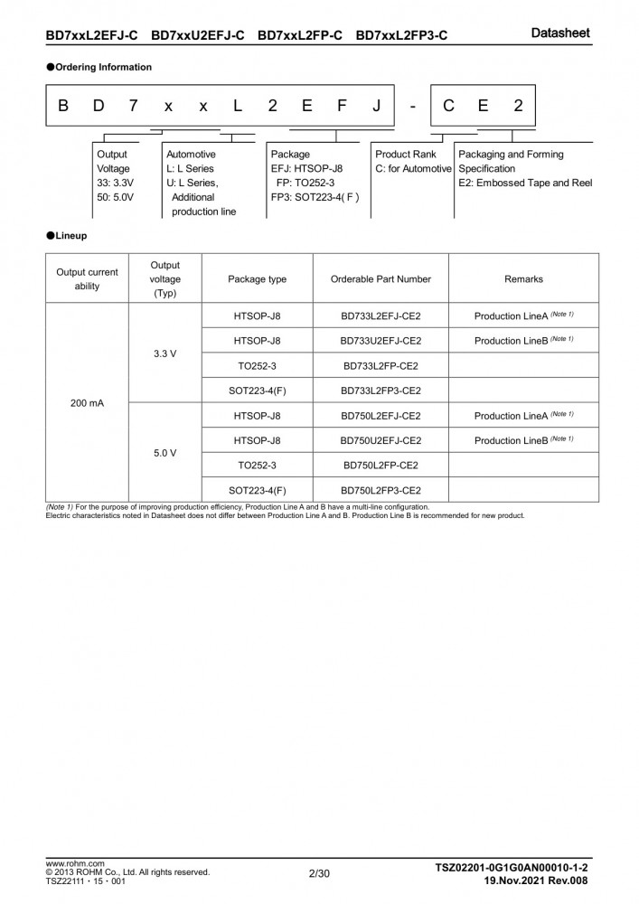 BD733L2EFJ-CE2 datasheet page 2