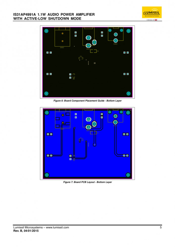 IS31AP4991A-SLS2-EB technical document page 5