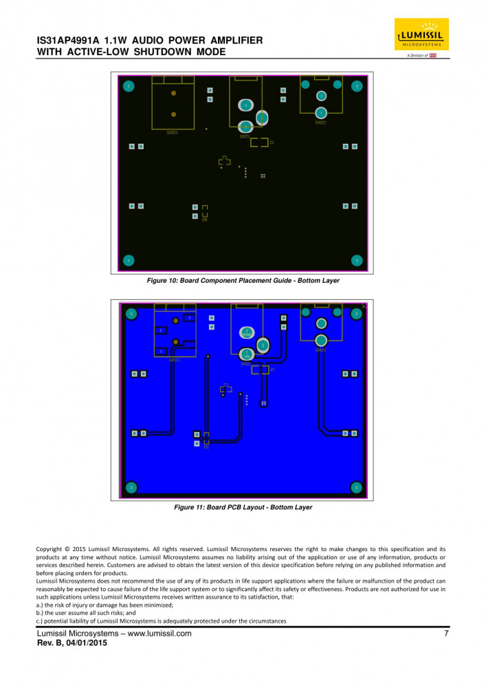 IS31AP4991A-SLS2-EB technical document page 7
