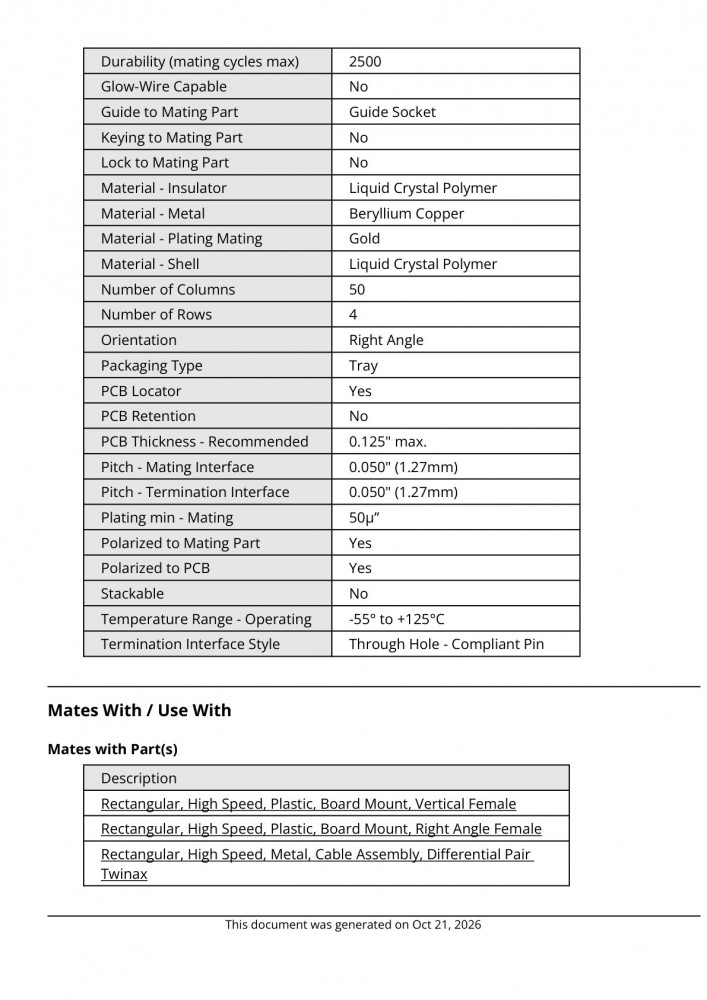 VSRAM-04-50-50-00-G product document image, page 2