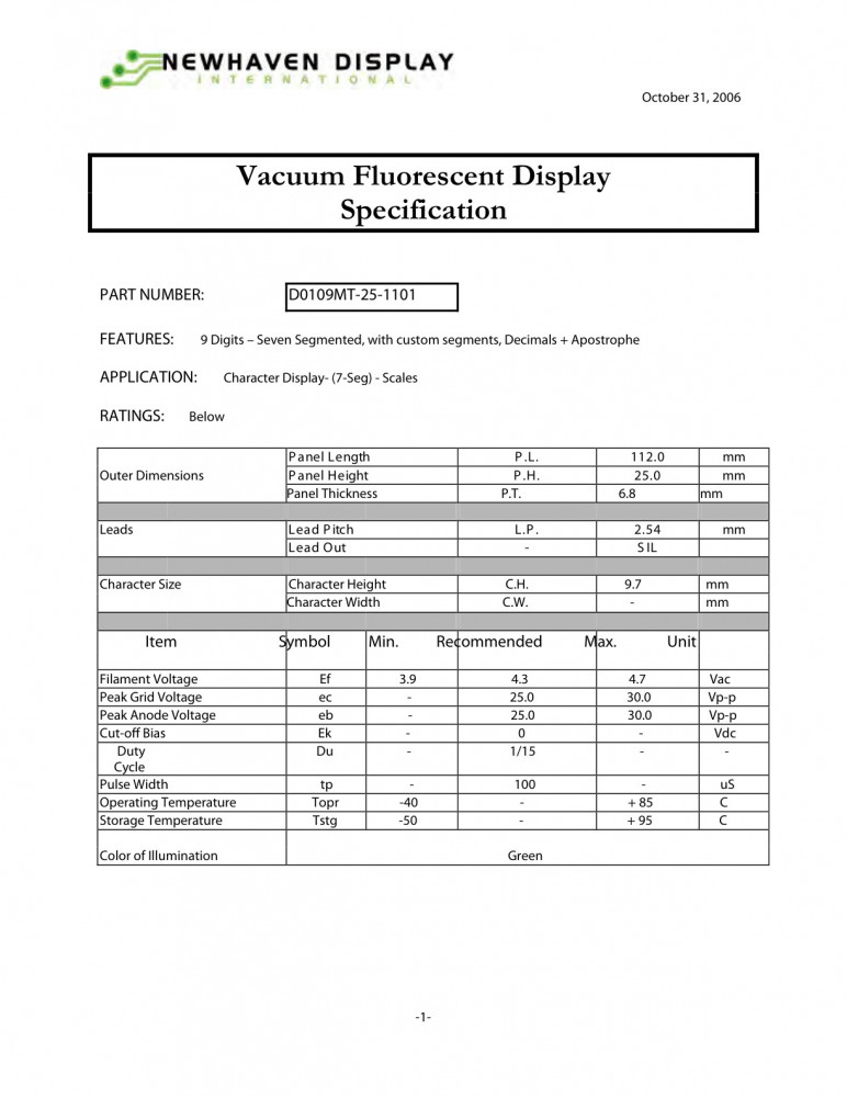 D0109MT-25-1101 user guide page 2