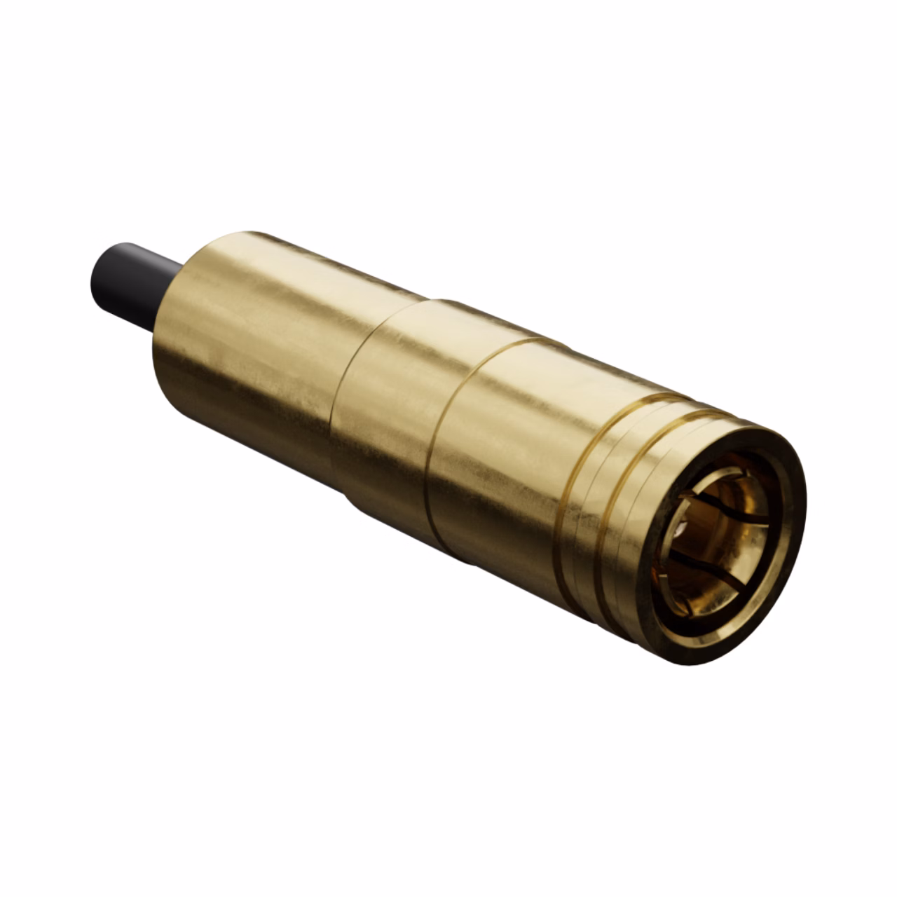SMB Plug, Straight, Crimp, RG-179 Cable, Brass Body, Gold (Au) Plated, Air Dielectric, Tray, 75 Ohms for sale