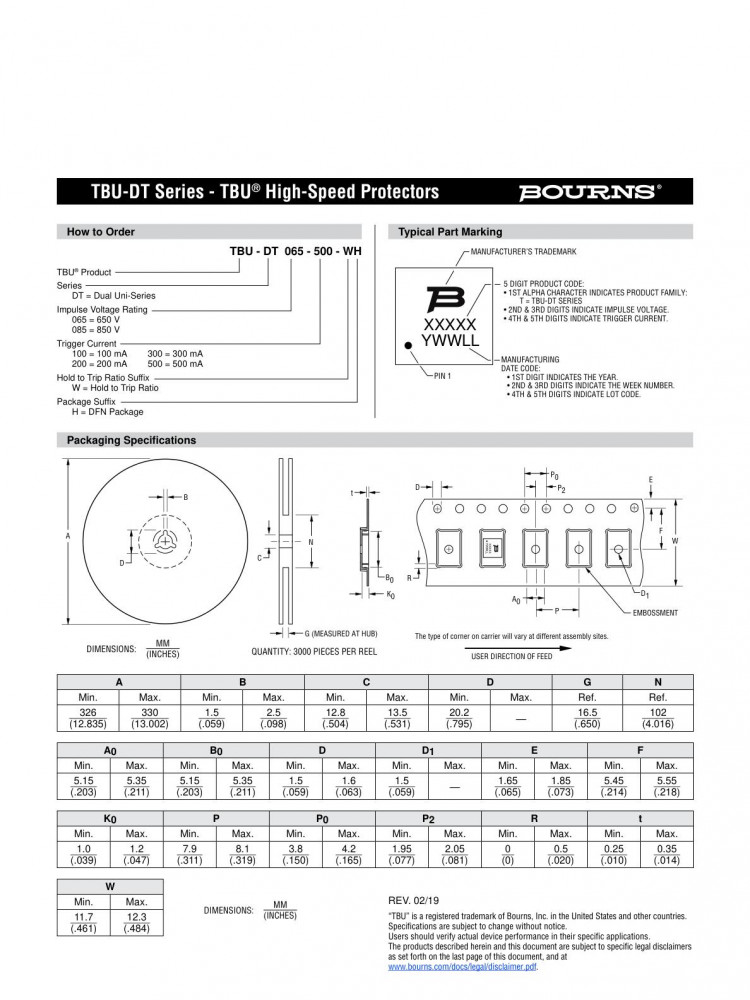 TBU-DT series datasheet page 5
