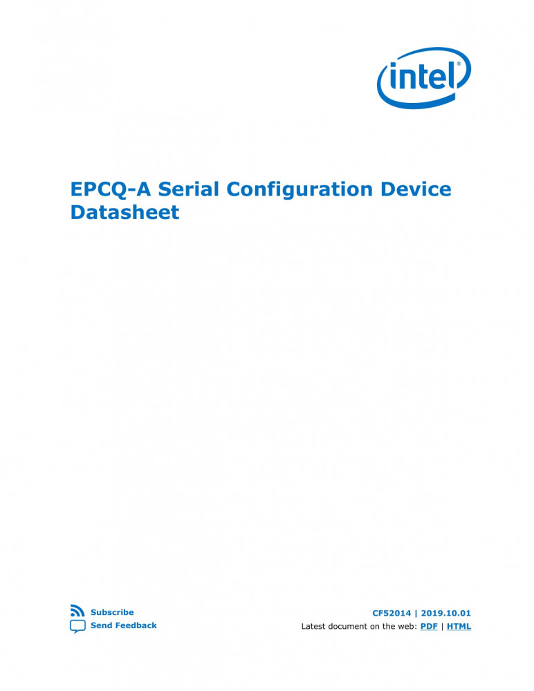 EPCQ-A datasheet page 1