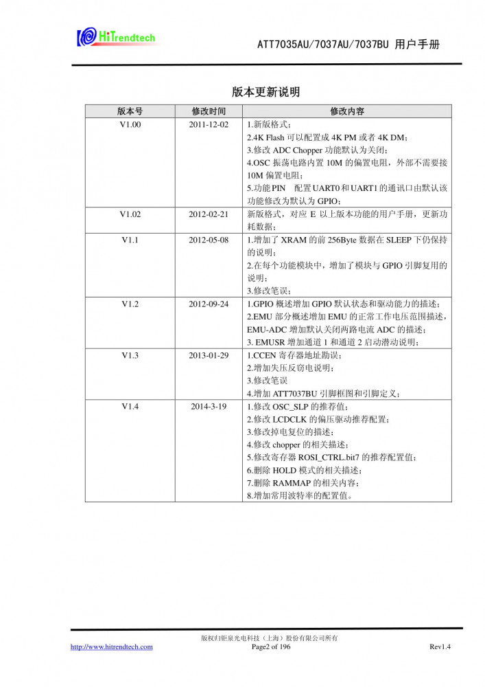ATT7035AU user manual page 2