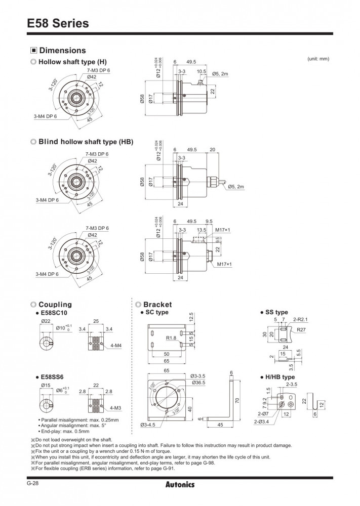 E58S technical documentation page 5