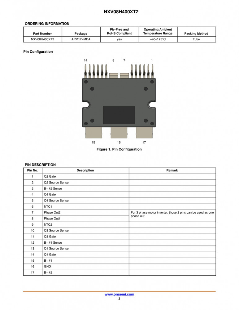 NXV08H400XT2 datasheet page 2