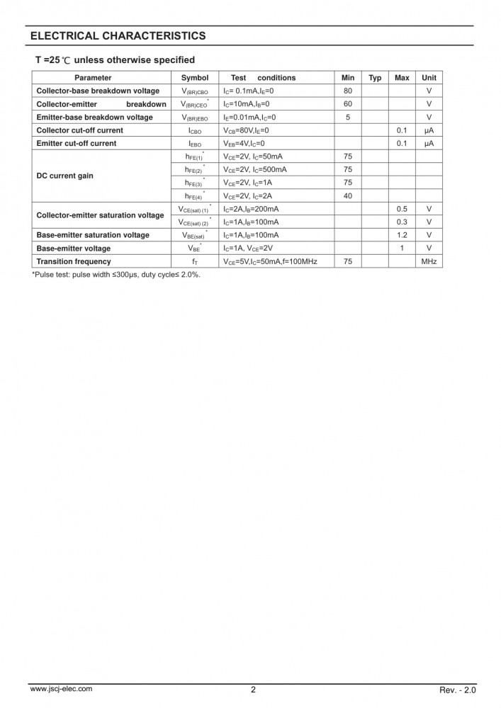 MPS651-TA datasheet page 2