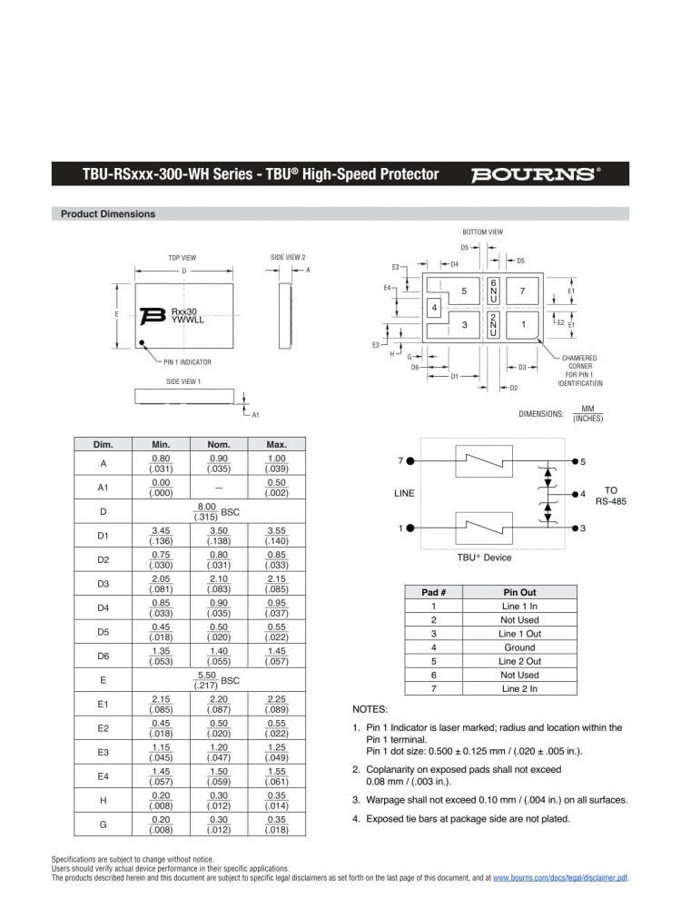 BOURNS TBU-RS055-300-WH datasheet page 5