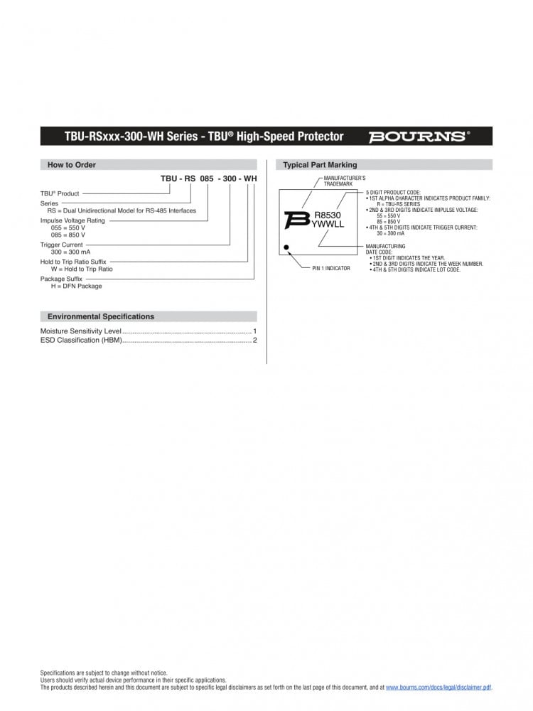 BOURNS TBU-RS055-300-WH datasheet page 7