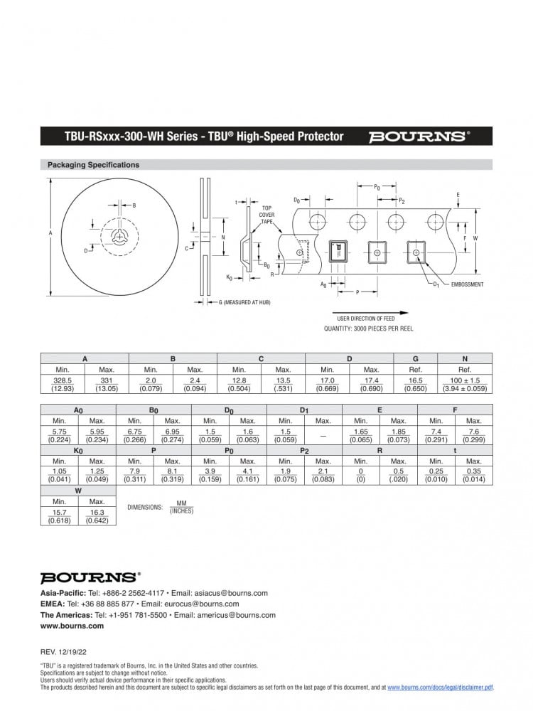 BOURNS TBU-RS055-300-WH datasheet page 8