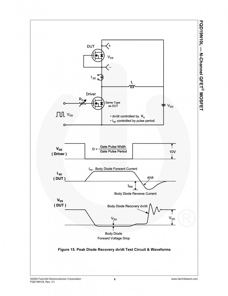 FQD19N10LTM datasheet page 7