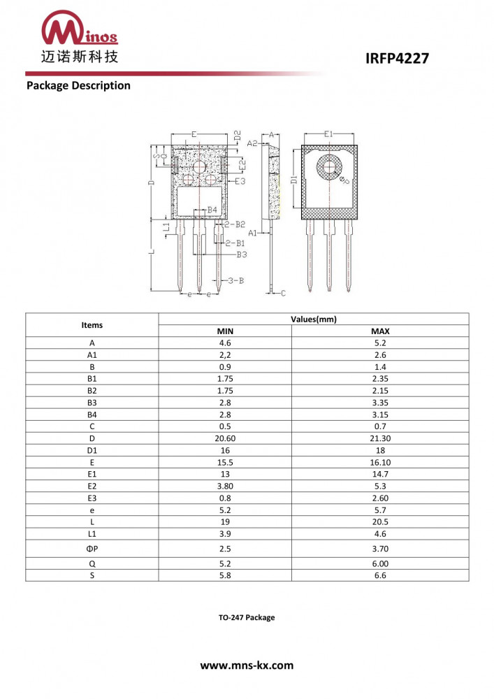 IRFP4227 datasheet page 3