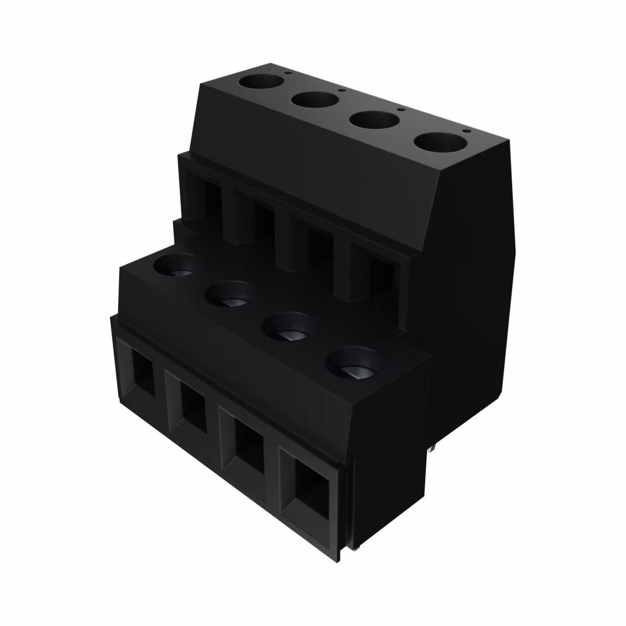 5.08mm Pitch Beau Eurostyle Low Profile, Two Level Terminal Block, Modular, 8 Circuits for sale