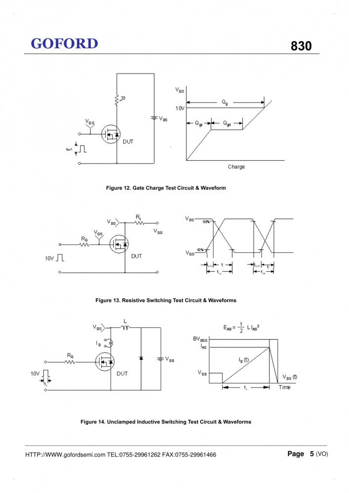 GOFORD 830F datasheet page 5