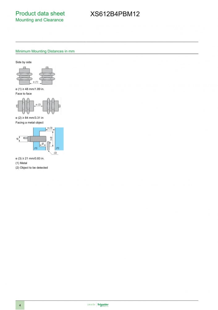 XS612B4PBM12 product documentation page 4