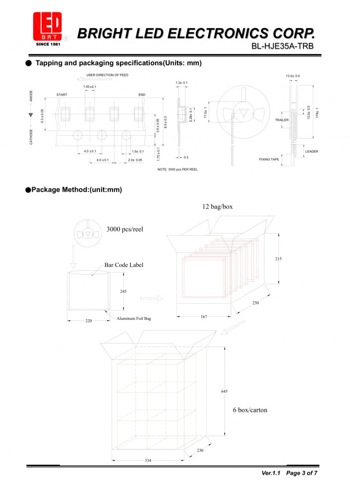 BL-HJE35A-TRB datasheet page 3