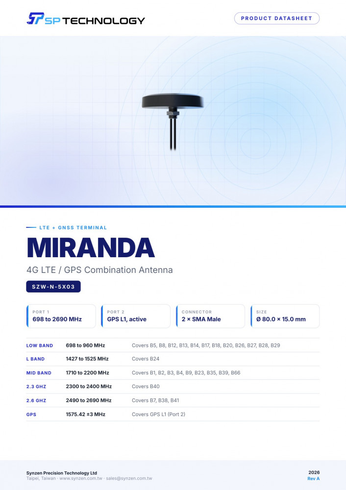 SZW-N-5X03 technical document page 1
