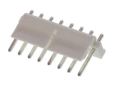 KK 396 Header, Vertical, Friction Lock with Press-fit Plastic Peg PCB, 8  Circuits, Tin (Sn) Plating for sale